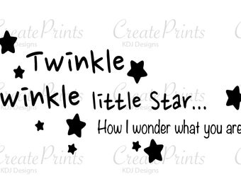 Twinkle star clipart | Etsy