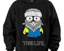 Unique minion hoodie related items | Etsy