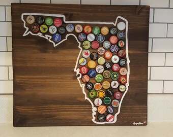Beer cap art | Etsy