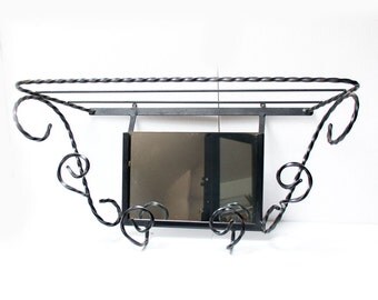 Mirror coat rack | Etsy