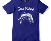 Unique gone fishing shirt related items | Etsy