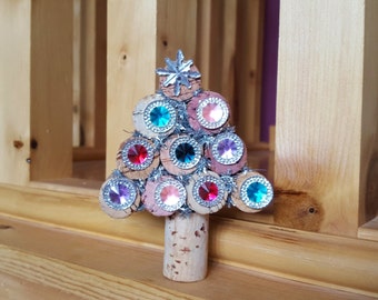 Cork christmas tree | Etsy