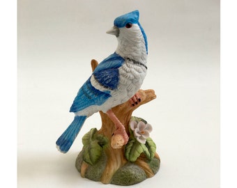 Blue jay figurines | Etsy