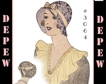 Flapper hat pattern | Etsy