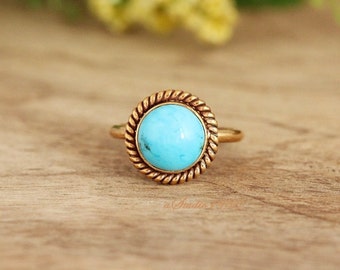 Unique turquoise gold ring related items | Etsy