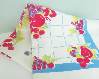 Apple tablecloth | Etsy