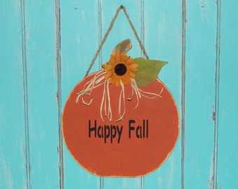 Happy fall sign | Etsy