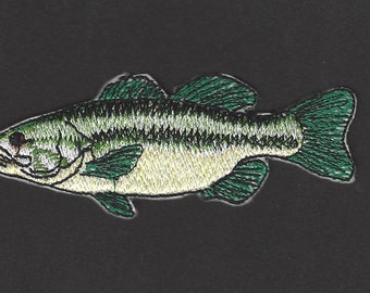 Bass fishing fabric | Etsy