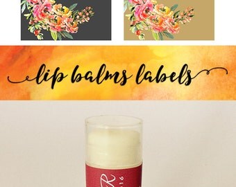 Lip balm labels | Etsy
