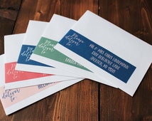Popular items for envelope printing on Etsy