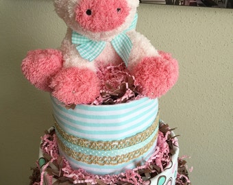 Farm diaper cake | Etsy