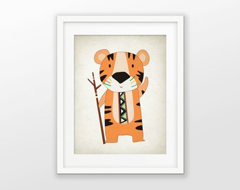 Tiger baby shower | Etsy