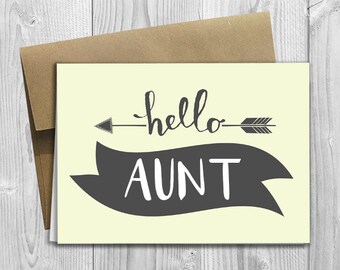 PRINTED The Best Aunts Get Promoted to Great Aunts by DesignsLM