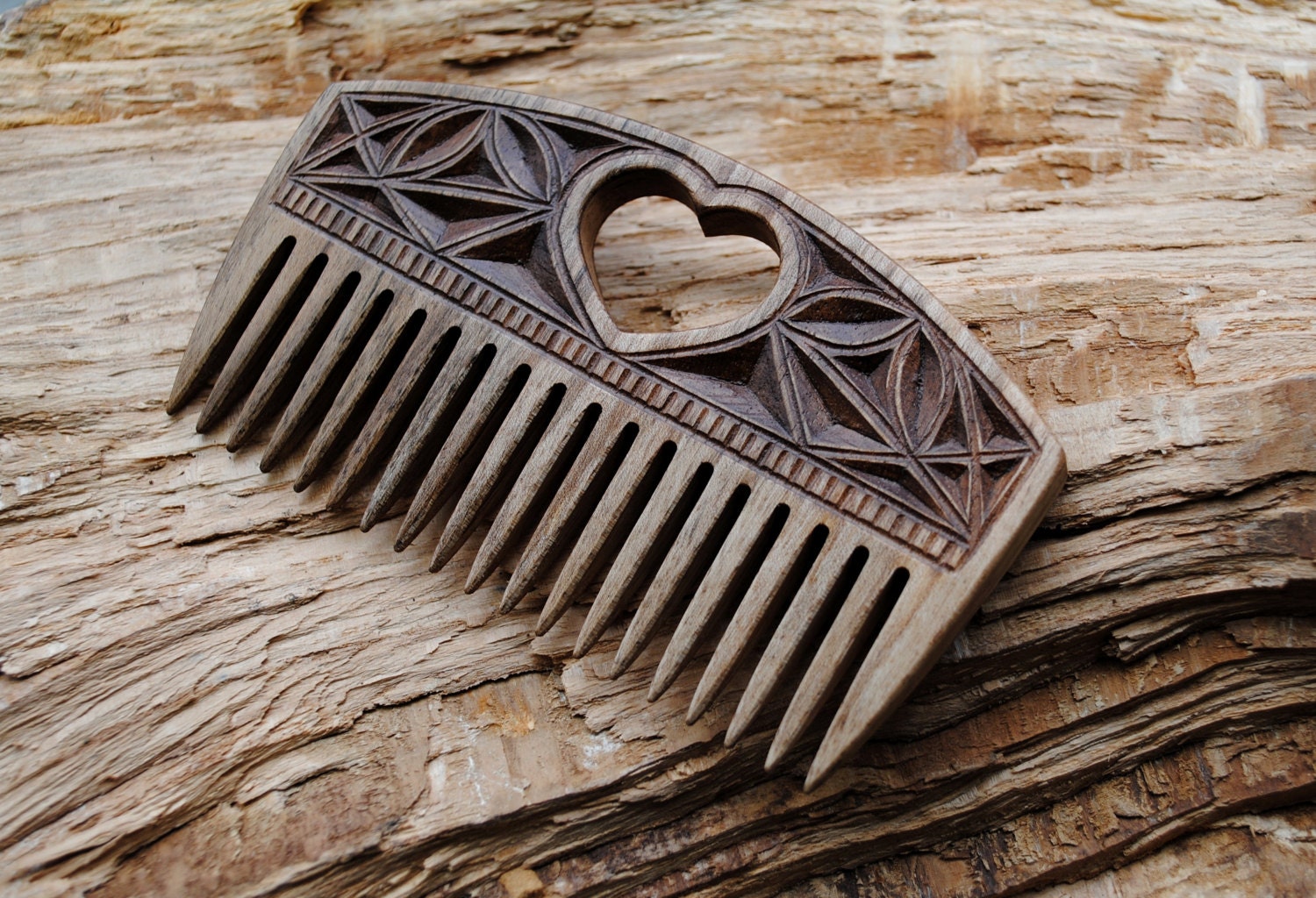 Women comb gift for her women accessories wood comb wooden