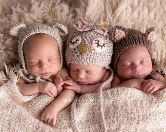 Babies Republic handmade newborn hats and photo by BabiesRepublic