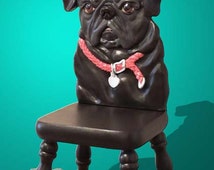 Unique hand painted stool related items | Etsy