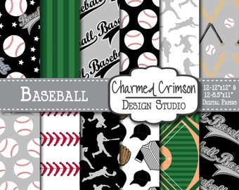 1281 SALE 50% OFF Navy Digital Paper Basketball by CharmedCrimson