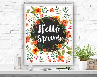 Spring print | Etsy