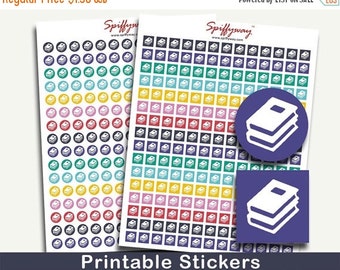 Unique library sticker related items | Etsy