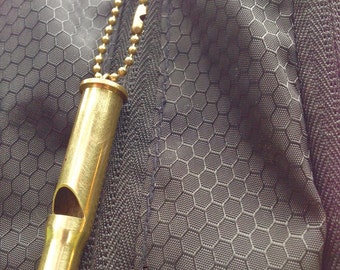 Items similar to Handmade Brass .223 Shell Casing Safety Whistle or Jacket Pull on Etsy