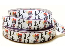 Kiki's Delivery Service Grosgrain Ribbon // Kiki Jiji Ribbon ...