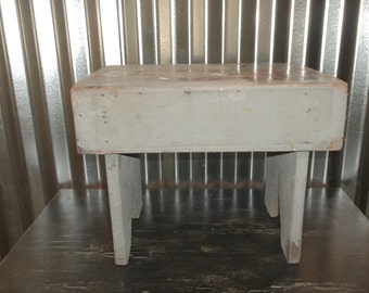 Items similar to Urban Farmhouse Milk Can Stool Orange Paint on Etsy