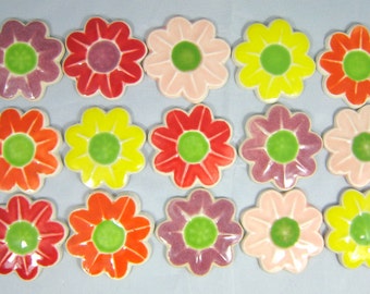 Petal mosaic tiles | Etsy