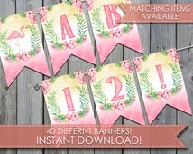 Unique flamingo banner related items | Etsy