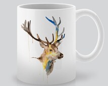 Popular items for deer mugs on Etsy