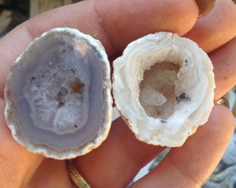 Split geode halves | Etsy