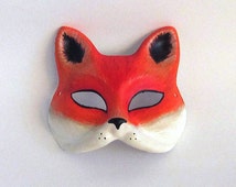 Popular items for red fox mask on Etsy