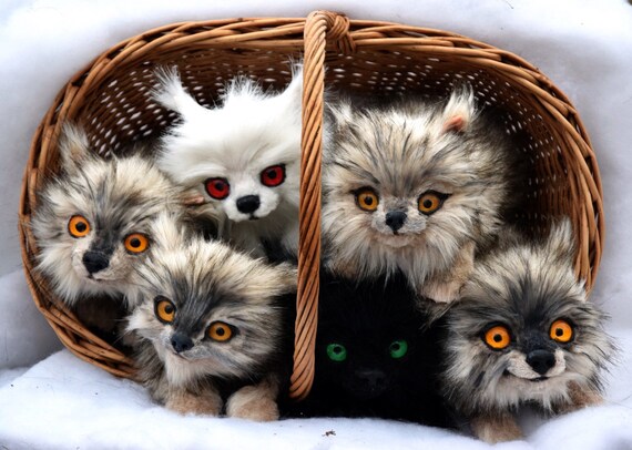 6 Stark family direwolfs from Game of by MonkeyBusinessToys