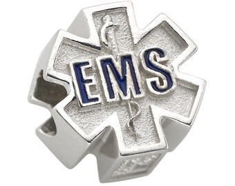 Dallas Police Charm Fits Pandora Bracelet by PoliceAndFireJewelry