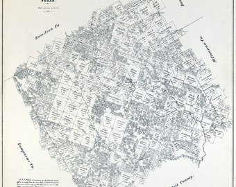 Monongalia County WV Farm Line Map Showing by GenealogicalSurveyor