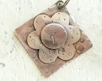 Initial dog tags | Etsy