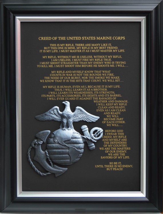 Creed of the United States Marine Corps