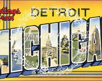 Michigan stencil | Etsy