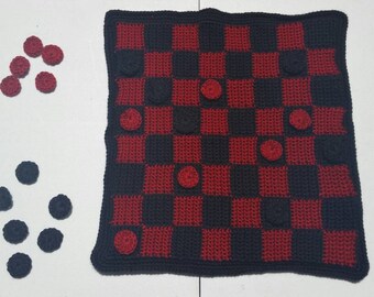 Crochet checkerboard | Etsy