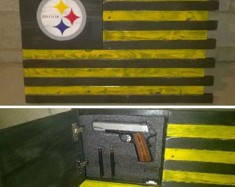 Concealed Compartment Thin Blue Line Home Defense Flag Art