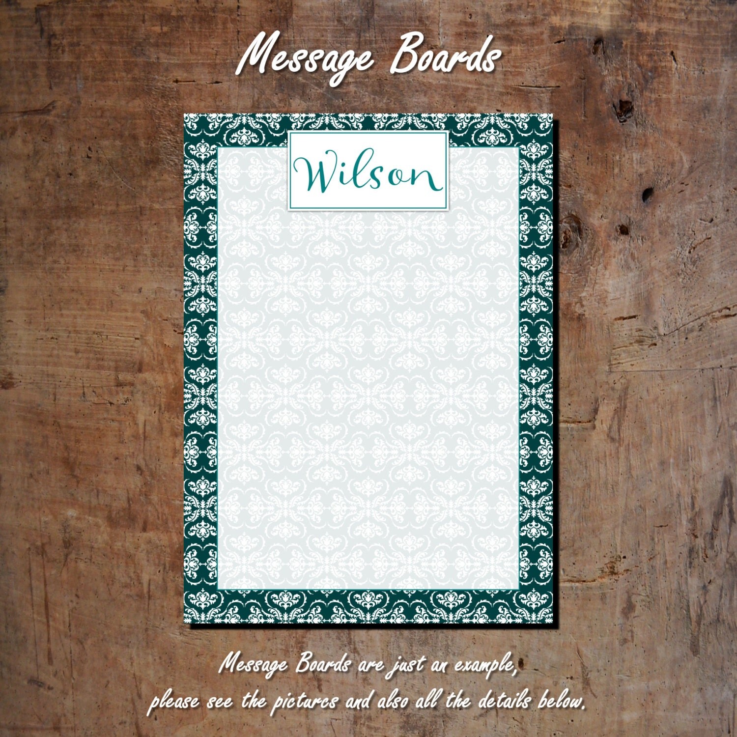Personalized dry erase board custom memo by TheLetterGiftShop3