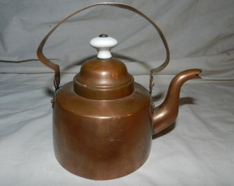 Copper tea pot | Etsy