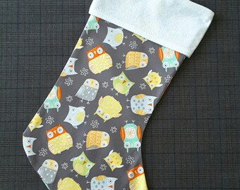 Owl stocking | Etsy