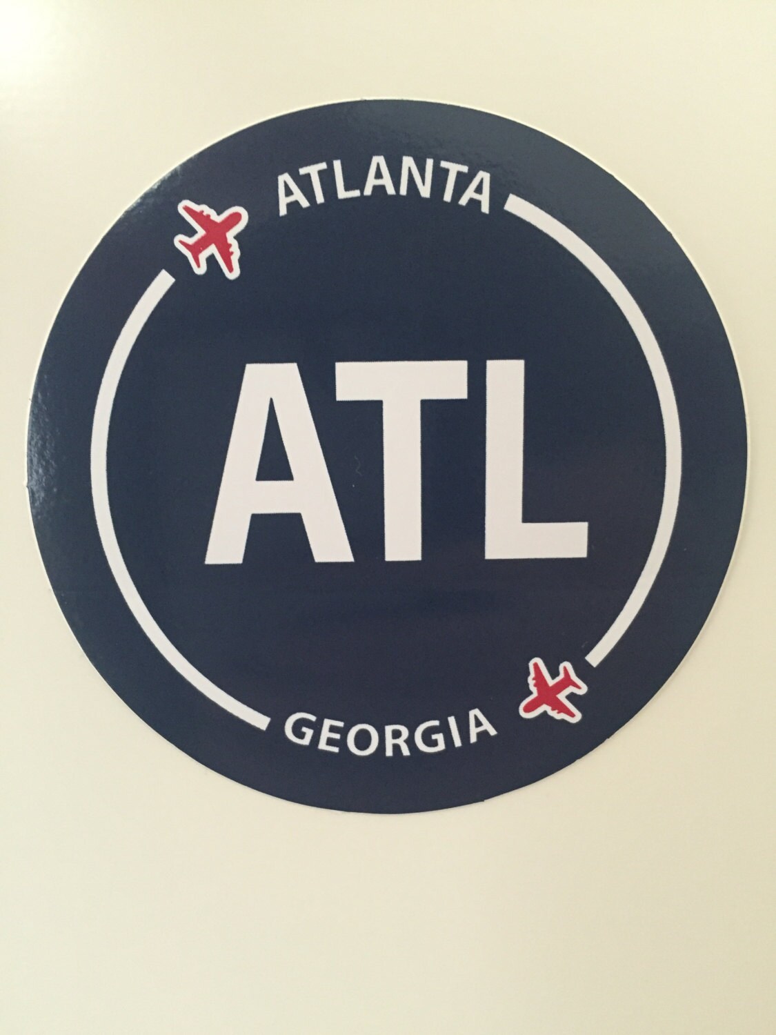 Atlanta ATL Georgia Souvenir Airport Sticker