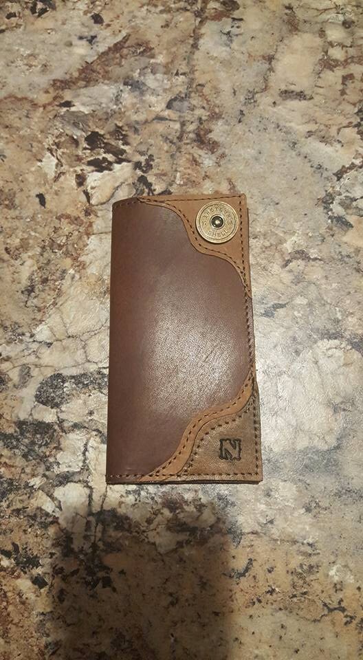 Mens leather roper wallets