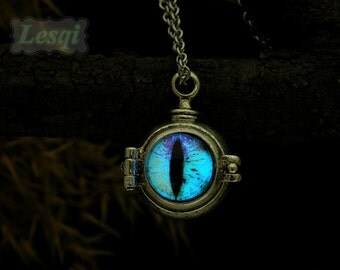 Dragon locket | Etsy