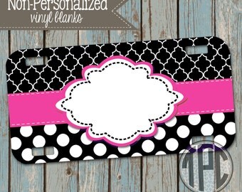 Pink license plate | Etsy