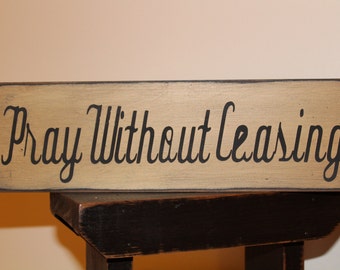 Pray without ceasing | Etsy