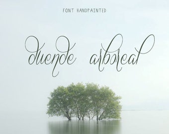 Heart script font | Etsy