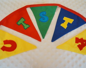 Unique rainbow bunting related items | Etsy