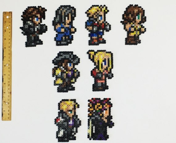 Final Fantasy VIII 8 Perler Sprites by PixelApocalypse on Etsy